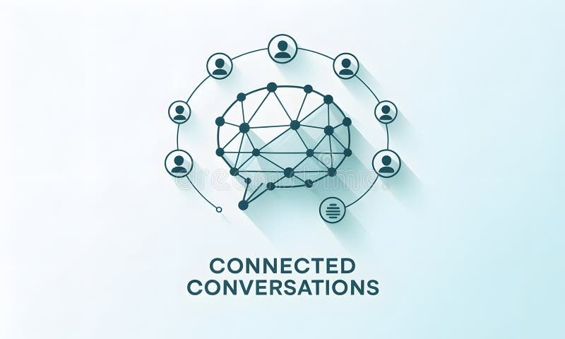 Networked Conversations Stock Illustrations – 5 Networked Conversations ...