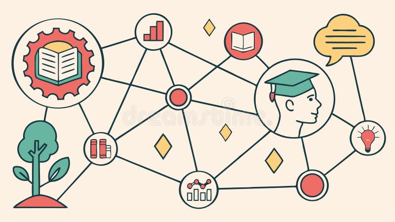 Networked Ideas Innovation: Connected Minds Concept, Vector Design ...