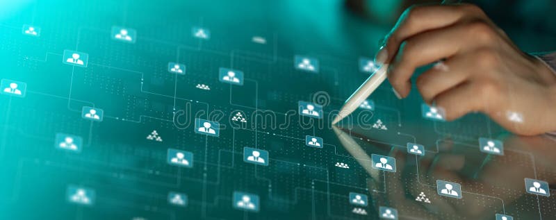 Networked Organizational Structure Depiction HR Human Resources Stock ... Networked Organizational Structure Depiction HR Human Resources Stock ...
