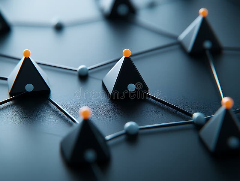 Networked Pyramids Stock Illustrations – 5 Networked Pyramids Stock ...