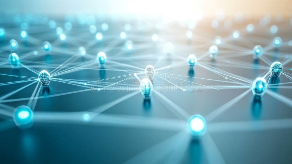 Networked Spheres Illuminate Global Interconnectedness Stock ...