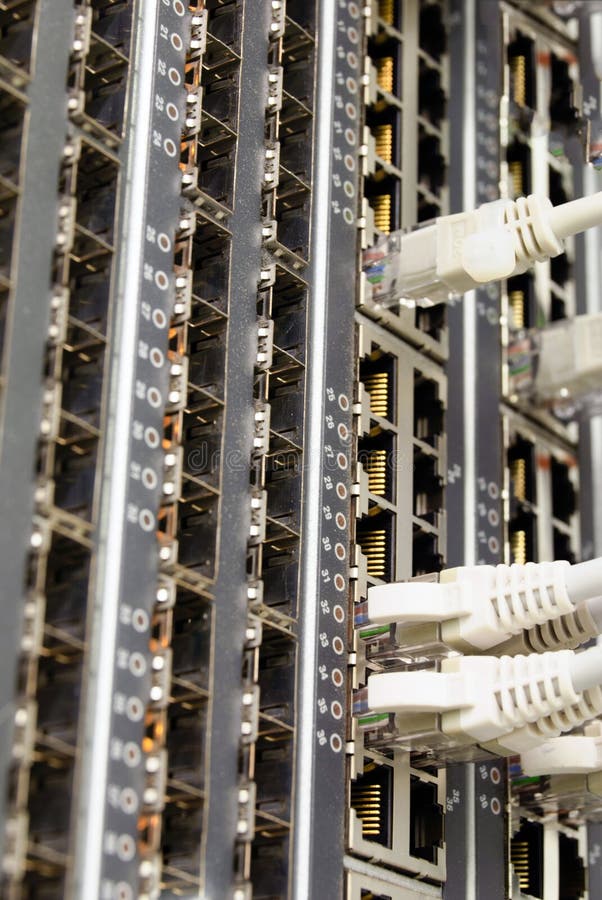 Data Patch Panel stock photo. Image of cable, punch, connectivity ...