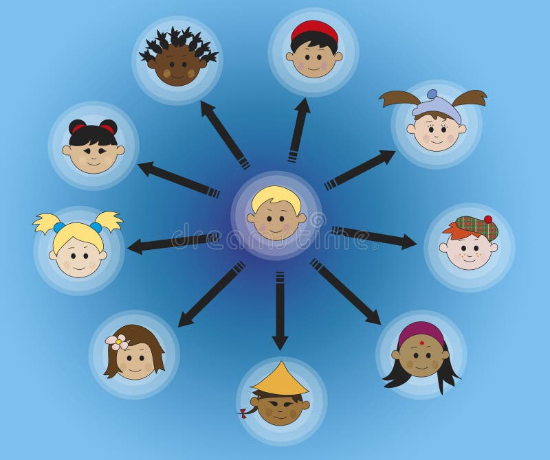 Networking stock illustration. Illustration of networking - 29532499