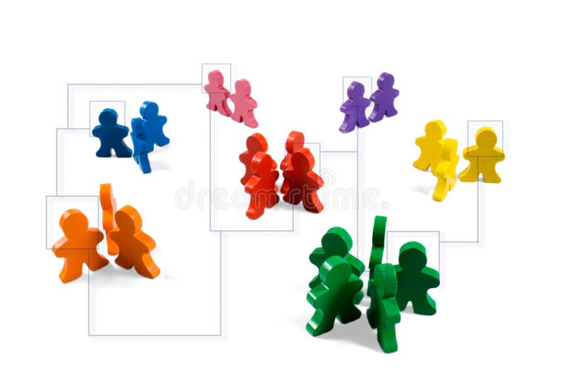 Networking stock photo. Image of diverse, queue, blue, management - 982948