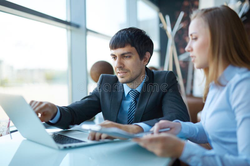 Networking in cafe stock photo. Image of teamwork, manager - 74550054