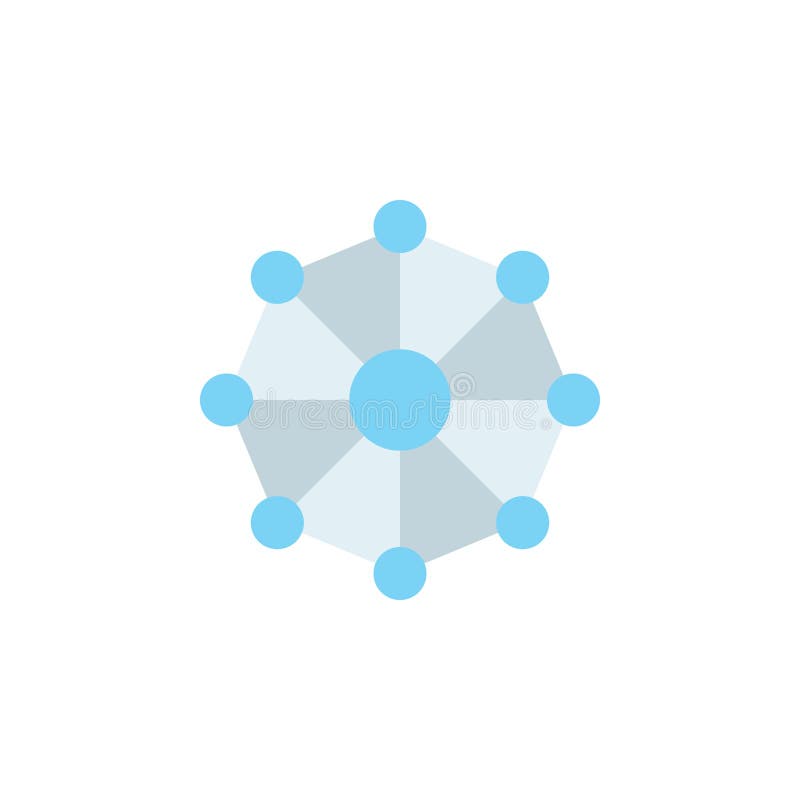 Networking Colored Icon. Simple Colored Element Illustration ...