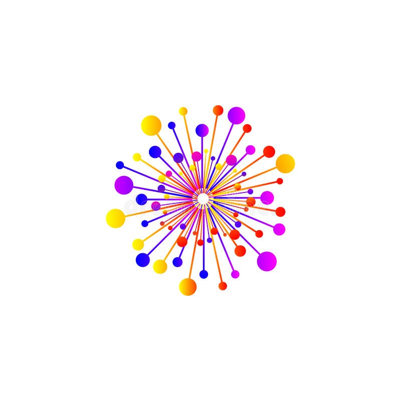 Networking colorful icon stock vector. Illustration of gradient - 111070992