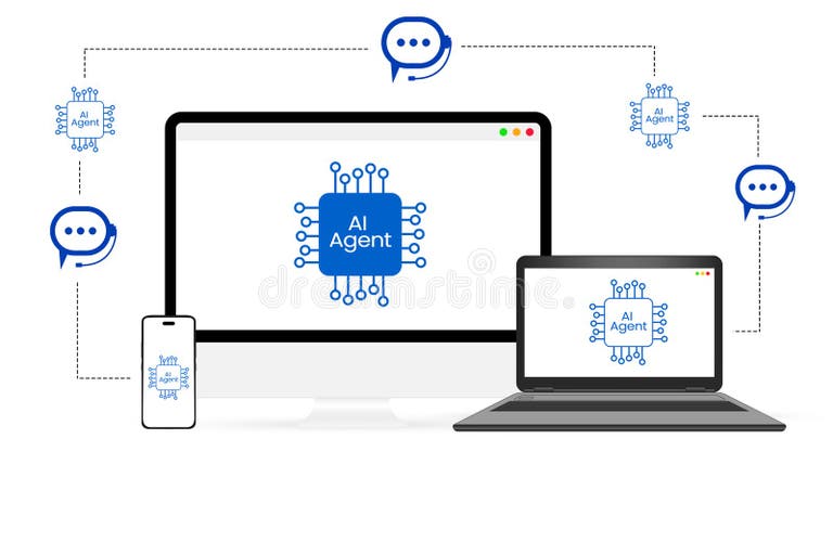 Networking and Communication between Ai Agents Showing on the Multiple ...