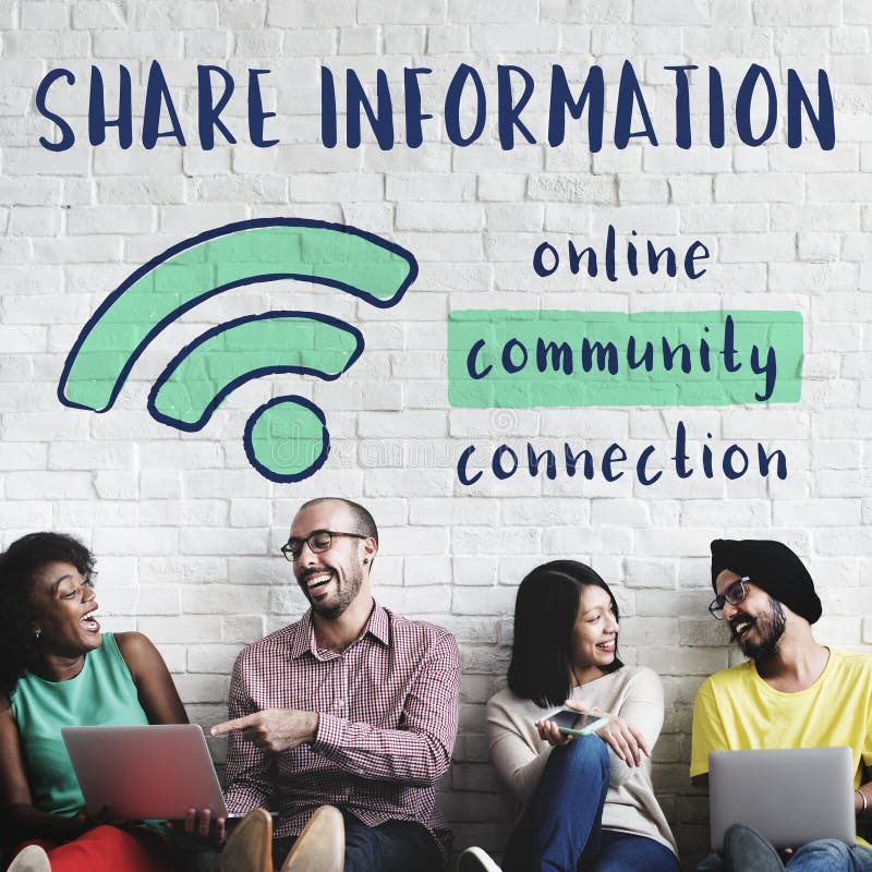 Networking Communication Connection Share Ideas Concept Stock Photo ...