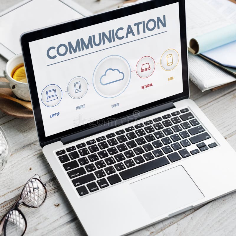 Networking Communication Connection Share Ideas Concept Stock Photo ...