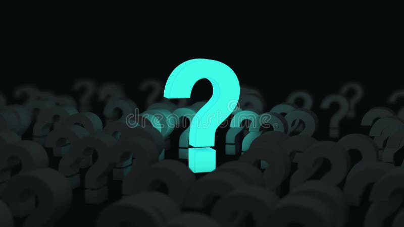 Dark Question Mark Particle Bounce: Mysterious Green Screen Effect AI ...