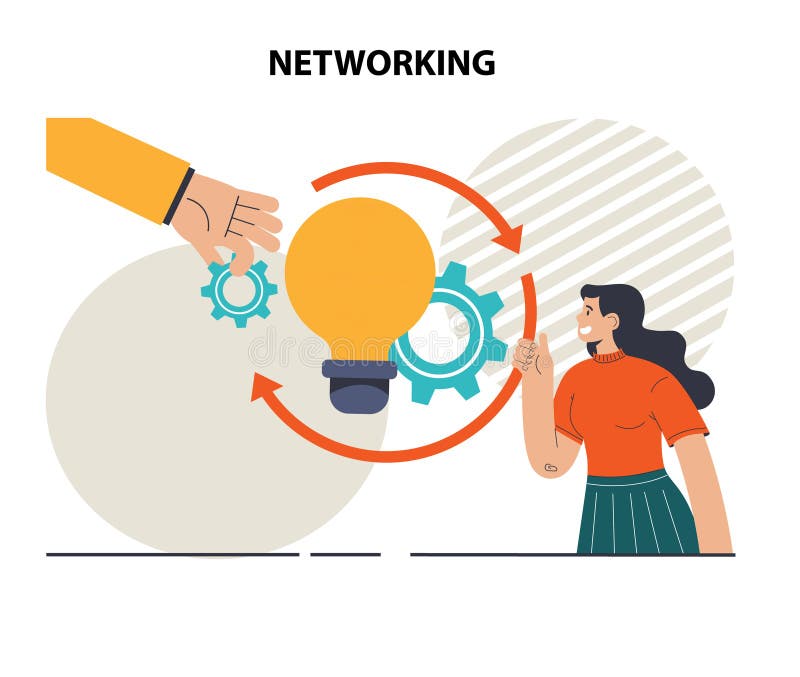 Networking Concept. Employees Collaboration, Establishment of ...