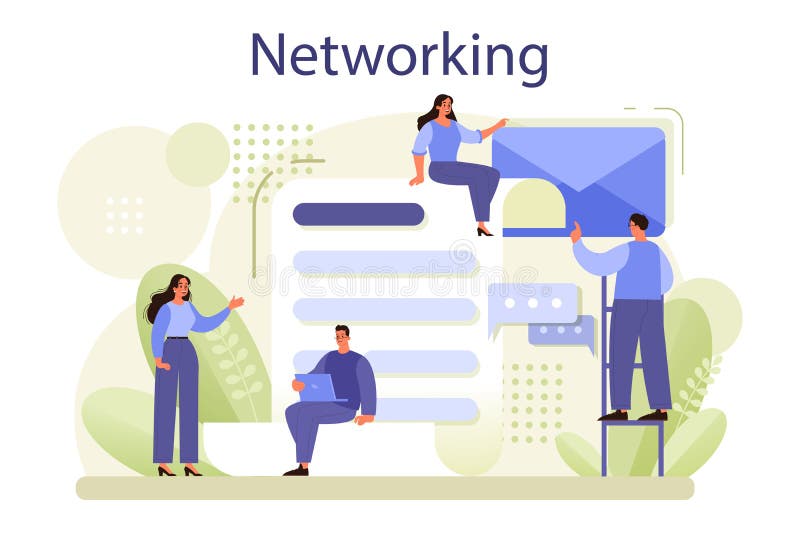 Networking Concept. Employees Collaboration, Establishment of ...