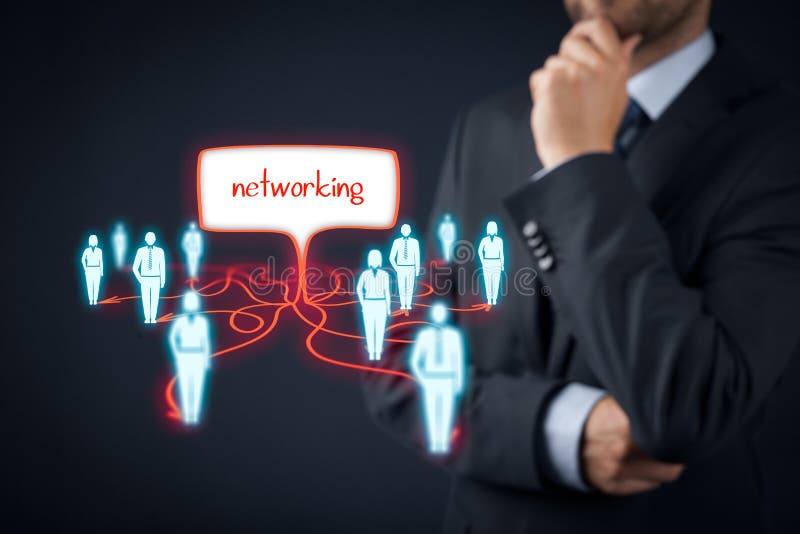 Networking concept stock photo. Image of person, share - 52289060