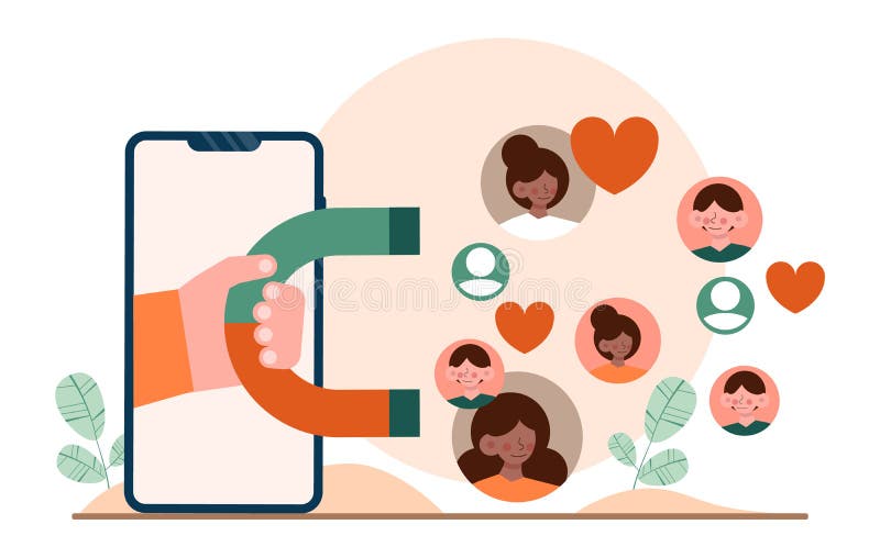 Networking Concept Set. People Collaboration, Global Connection Stock ...