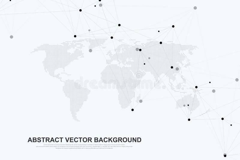 Networking Connection Concept Abstract Technology Global Network