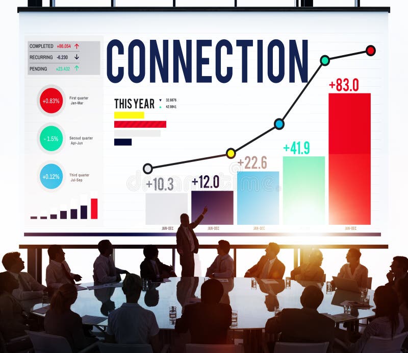 Networking Connection Global Communication Link Concept Stock Photo ...