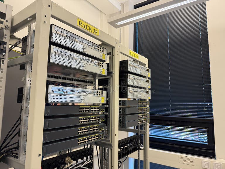 Networking Equipment Indoor, Computer Technology Background Stock Photo ...