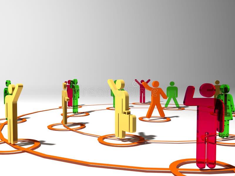 Networking stock illustration. Illustration of community - 40719772