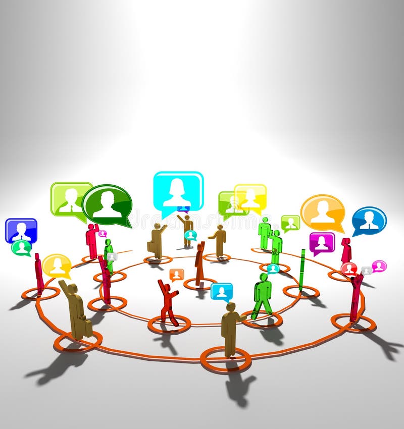 Networking stock illustration. Illustration of correspondence - 40719783