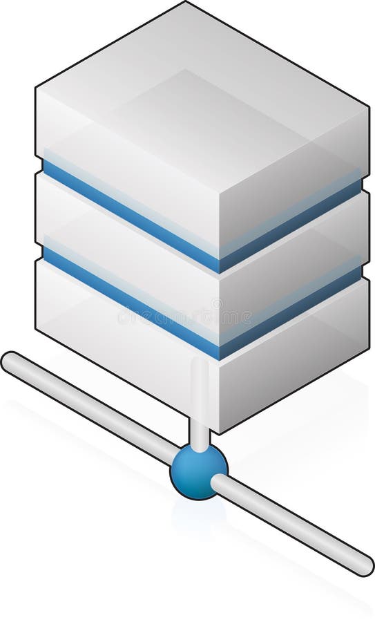 Network Server Rack stock vector. Illustration of technology - 17891898