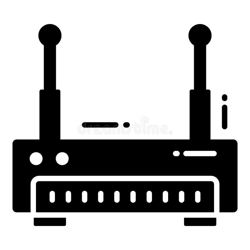 Networking Hub, Protection and Security Vector Icons Set Cyber Computer ...