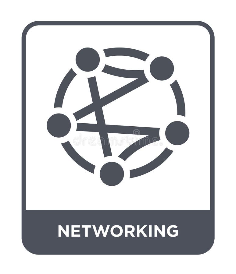 Networking Icon in Trendy Design Style. Networking Icon Isolated on ...