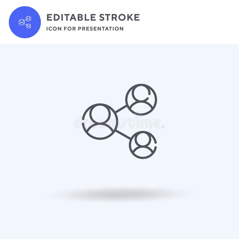 Networking icon vector stock illustration. Illustration of connect ...