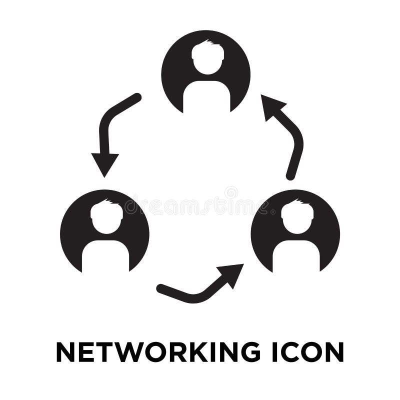 Networking Icon Vector Isolated on White Background, Logo Concept of ...