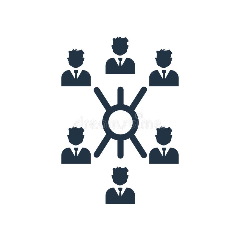 Networking Icon Vector Isolated on White Background, Networking Sign ...