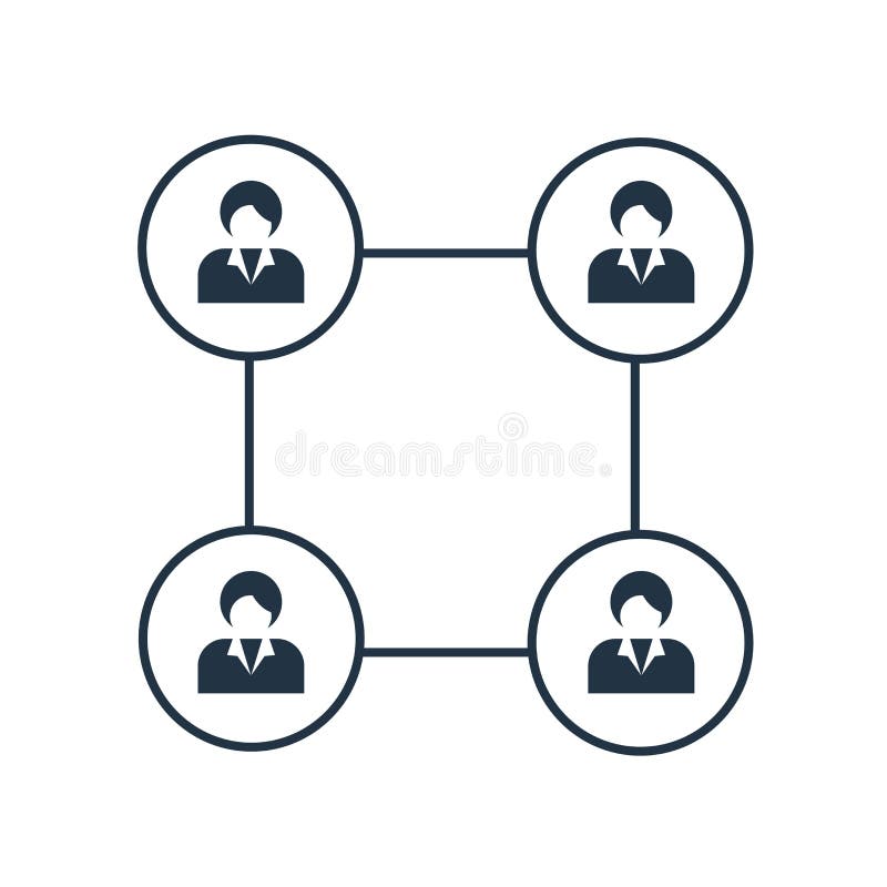 Networking Icon Vector Isolated on White Background, Networking Sign ...