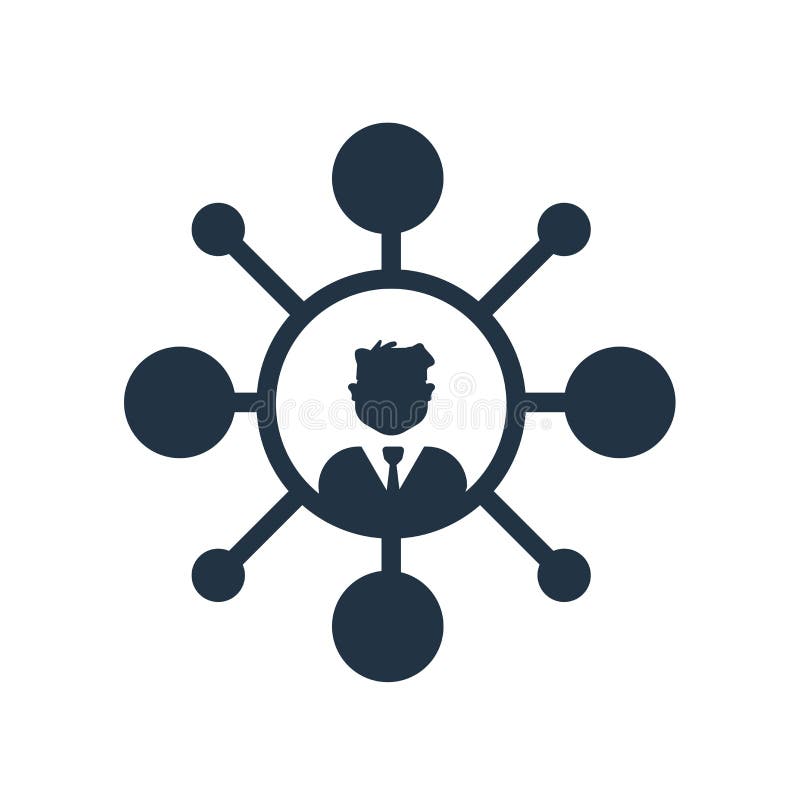 Networking Icon Vector Isolated on White Background, Networking Sign ...