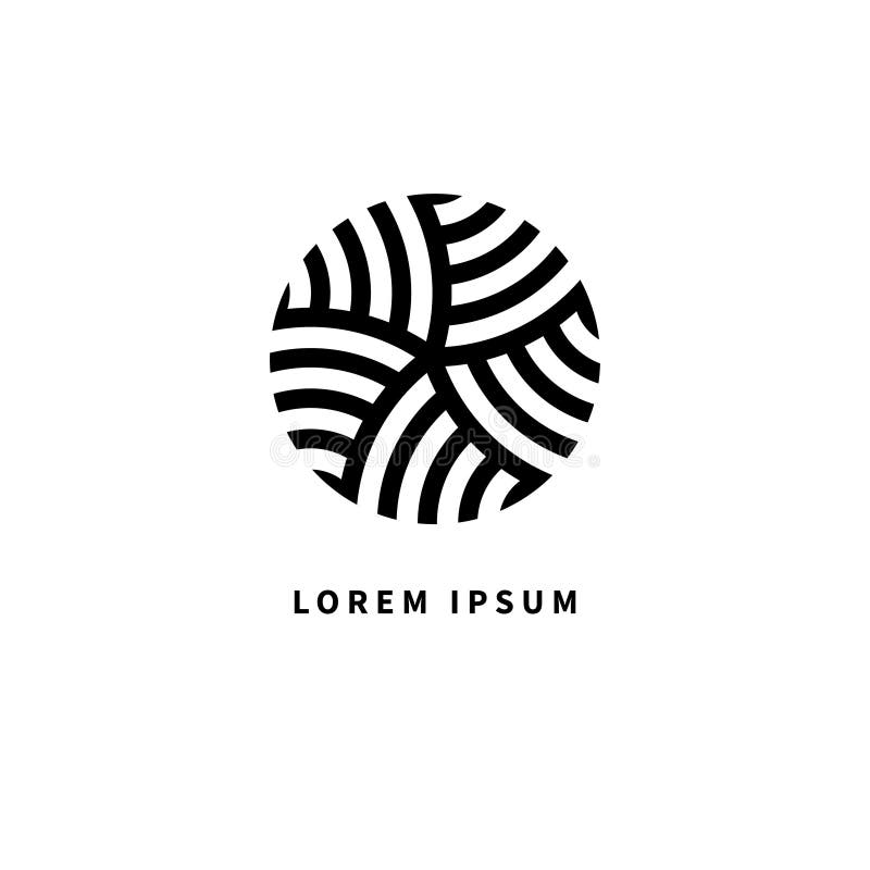 Networking Logo from Circles. Abstract Geometric Business Minimal Icon ...