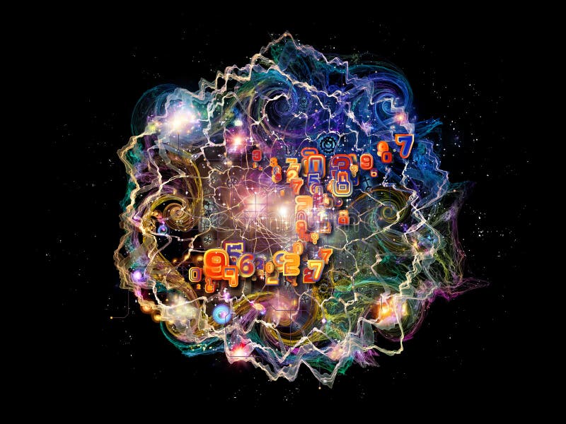 Networking Particles stock illustration. Illustration of information ...