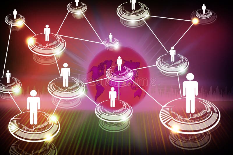 Networking People stock illustration. Illustration of connect - 33080757