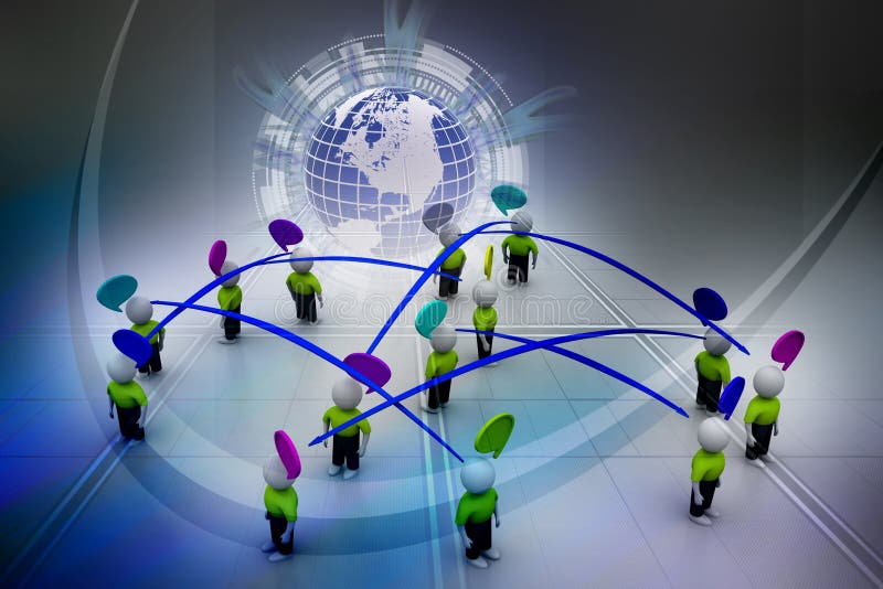 Networking people stock illustration. Illustration of leader - 42296393