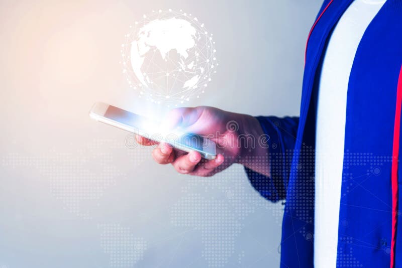 Networking People and Connecting Network Concept Stock Illustration ...