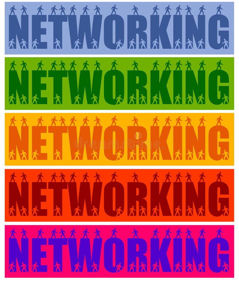 Networking people stock illustration. Illustration of facebook - 33596147
