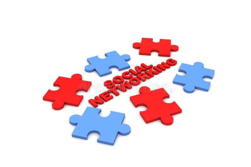 Networking puzzle stock image. Image of game, puzzle - 59583913