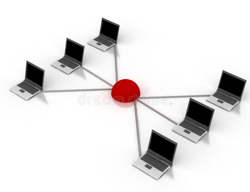 Networking schema stock illustration. Illustration of chart - 2474897