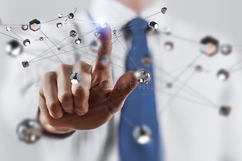 Social Interaction and Communication Stock Illustration - Illustration ...