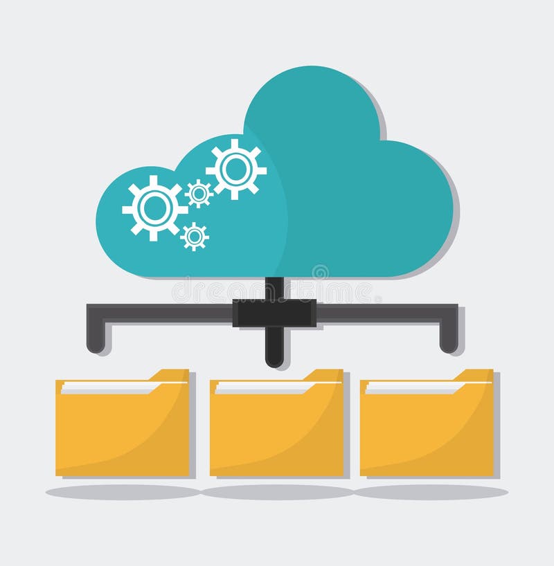 Networking and Technology Design Stock Vector - Illustration of tech ...