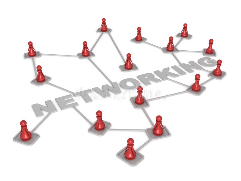 Networking text stock illustration. Illustration of connection - 37680868