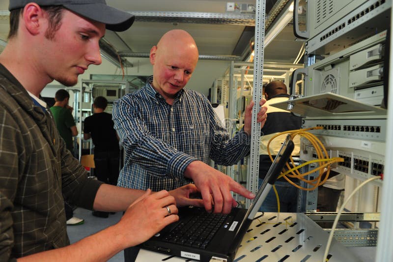 Networking at university editorial stock photo. Image of hardware ...