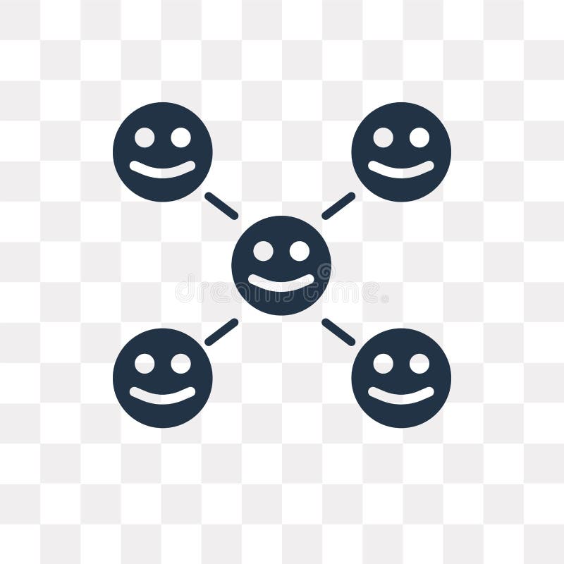 Networking Vector Icon Isolated on Transparent Background, Networking ...