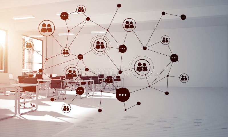 Networking and Wireless Connection As Concept for Effective Mode Stock ...