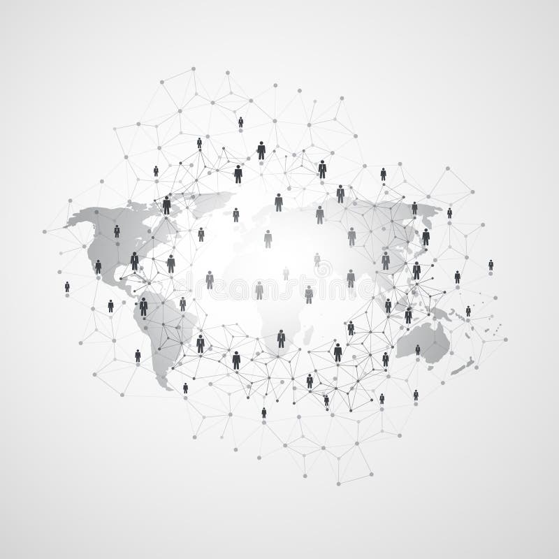 Networks - Business Connections - Social Media Concept Design Stock ...