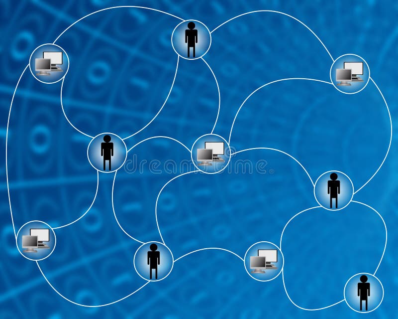 Netz stock abbildung. Illustration von mittel, informationen - 63660392