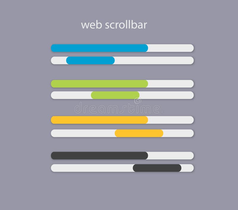Scrollbars Stock Illustrationen, Vektoren, & Kliparts - 9 Stock ...