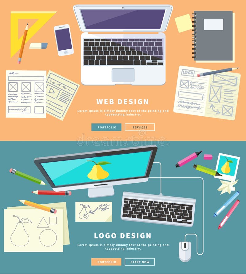 Netz und Logo Design vektor abbildung. Illustration von dokument - 53424088